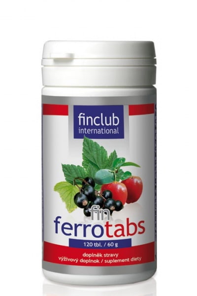 Fin Ferrotabs 120tbl, Minerály a stopové prvky Finclub